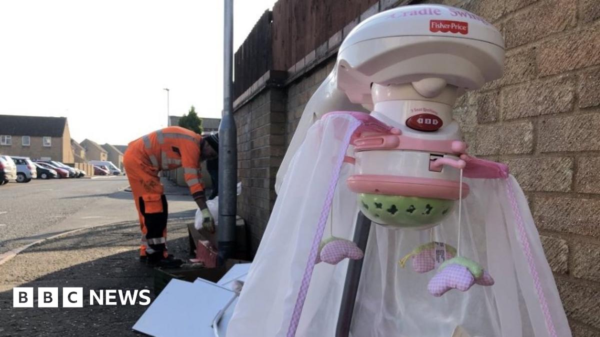 Peterborough council tracks fly-tippers with AI cameras - BBC News