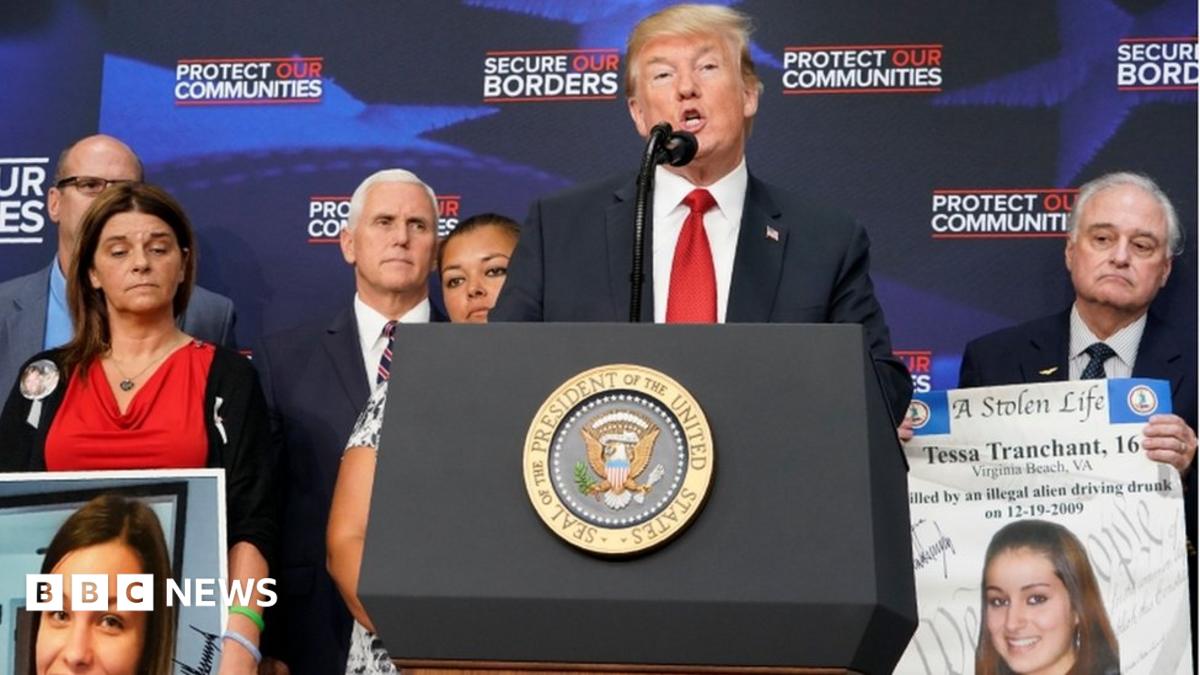 Trump hosts victims of undocumented migrants amid family separations ...