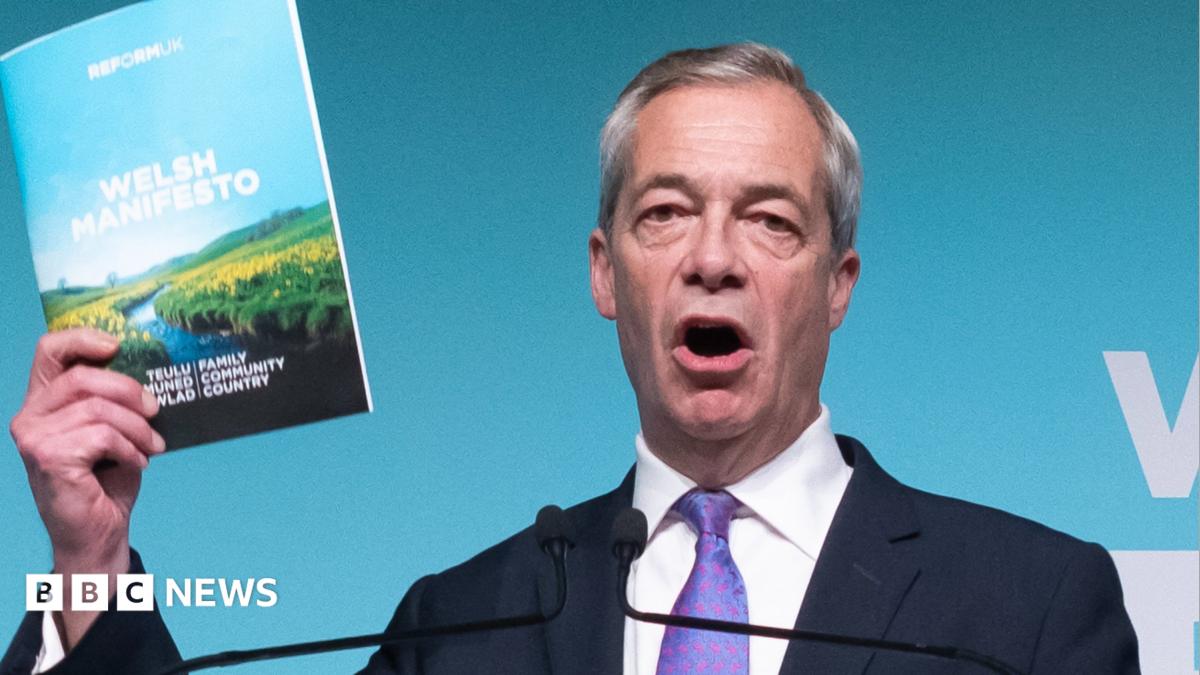 Reform manifesto: Senedd election is 'referendum' on PM's leadership ...