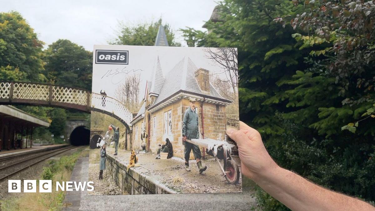 Oasis: (What's the story) behind the station on record artwork? - BBC News