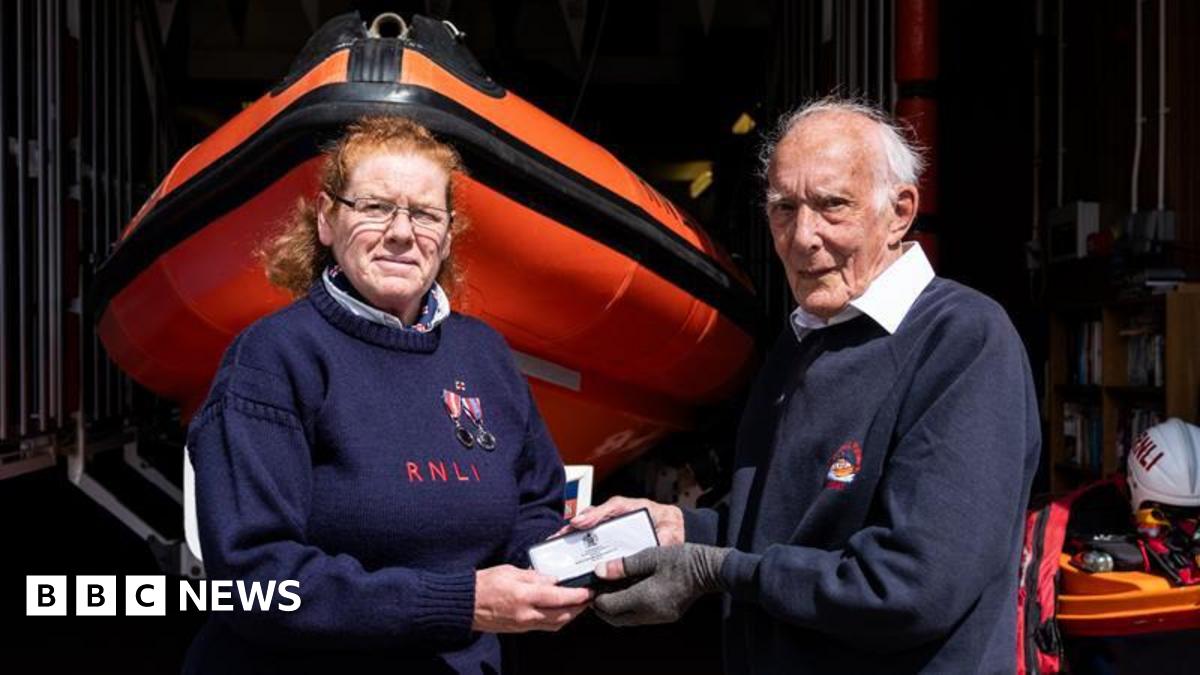 RNLI volunteer on being called out at Christmas - BBC News