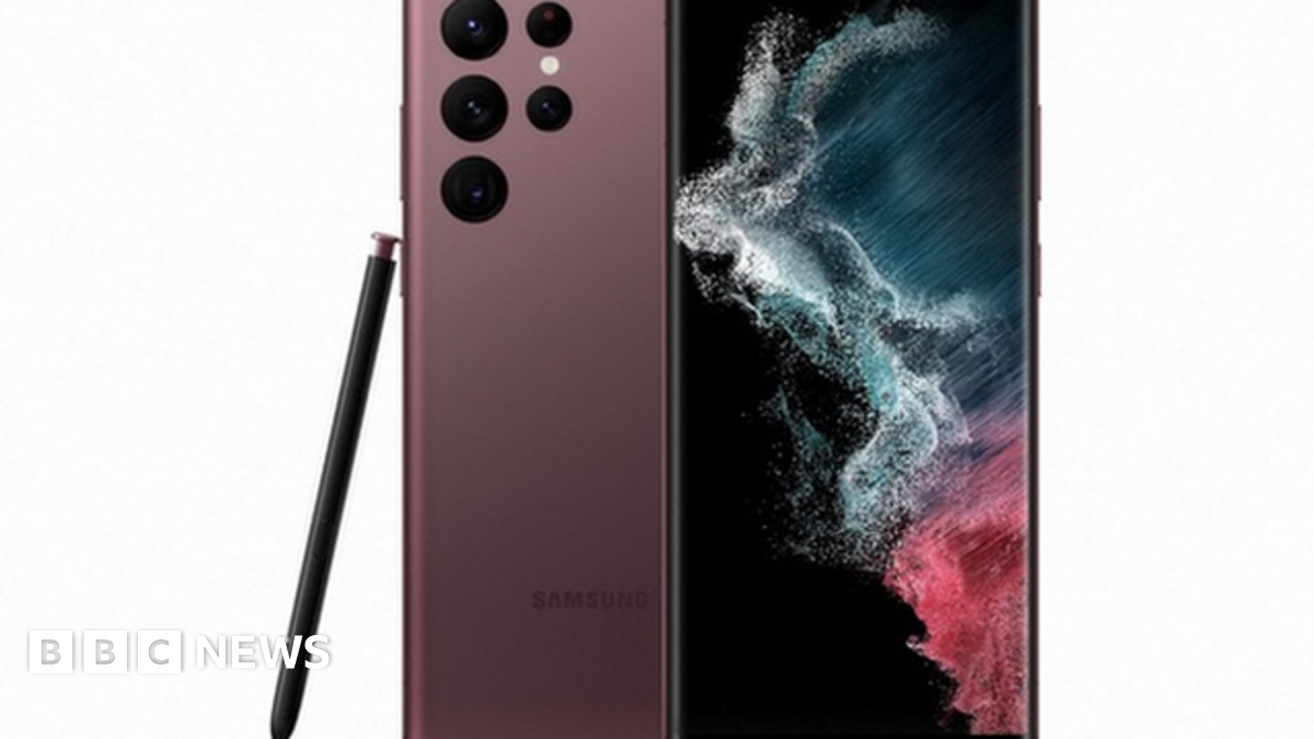 Samsung phones with parts made from fishing nets - BBC News