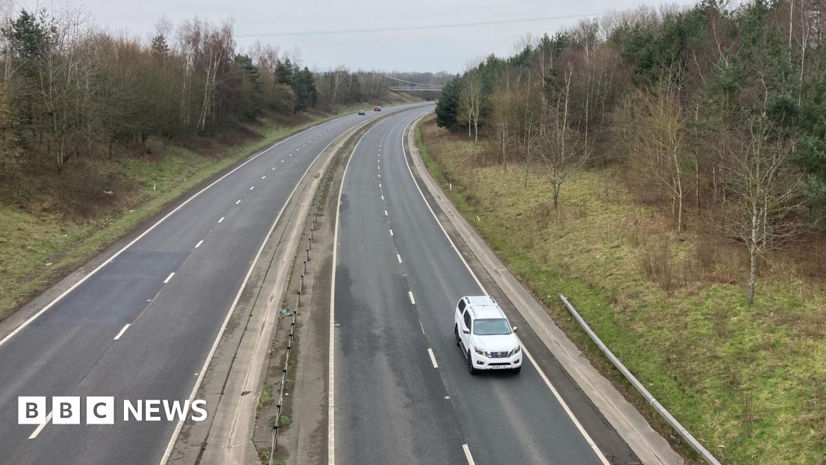 Man arrested after fatal A5 Nesscliffe Bypass crash - BBC News
