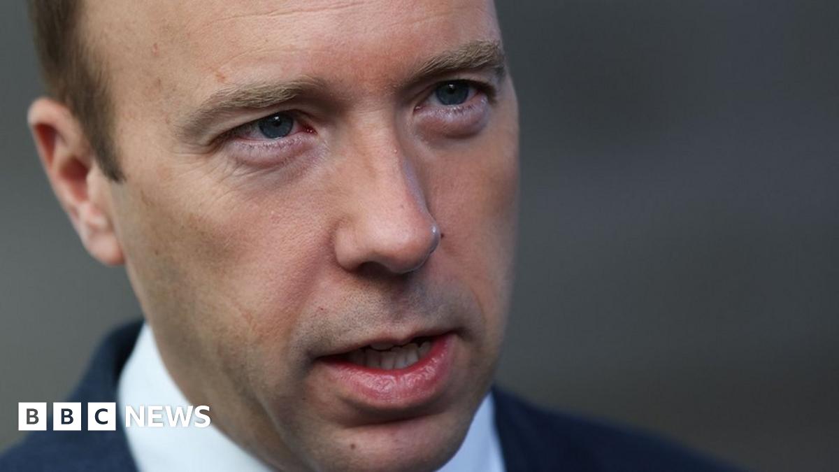 Covid messages leak a massive betrayal, says Matt Hancock - BBC News