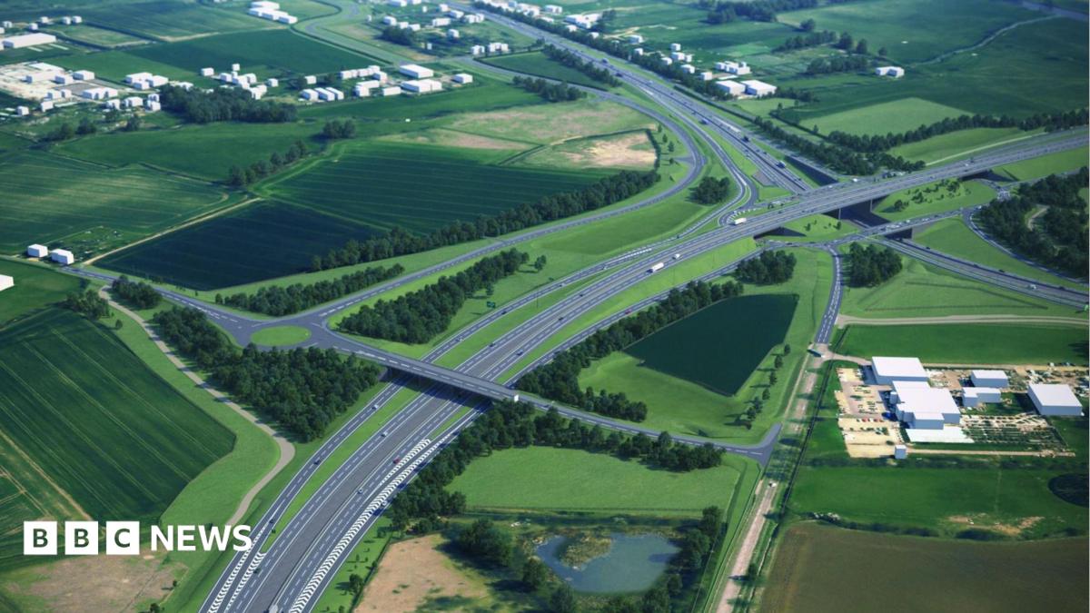 A1 northbound to close for four nights for power cable removal - BBC News