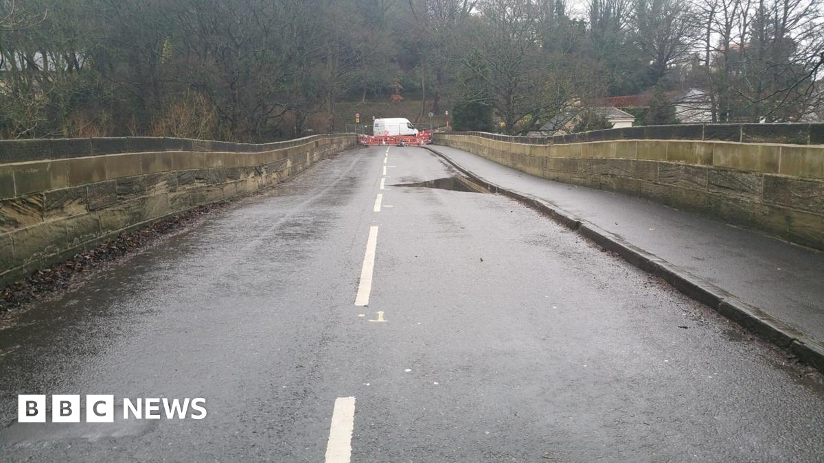 Work starts on flood-damaged bridge between Linton and Collingham - BBC ...