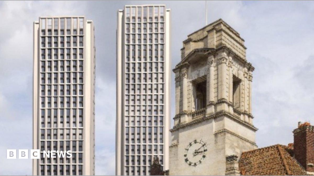 Plans drawn up for two Birmingham city centre skyscrapers - BBC News