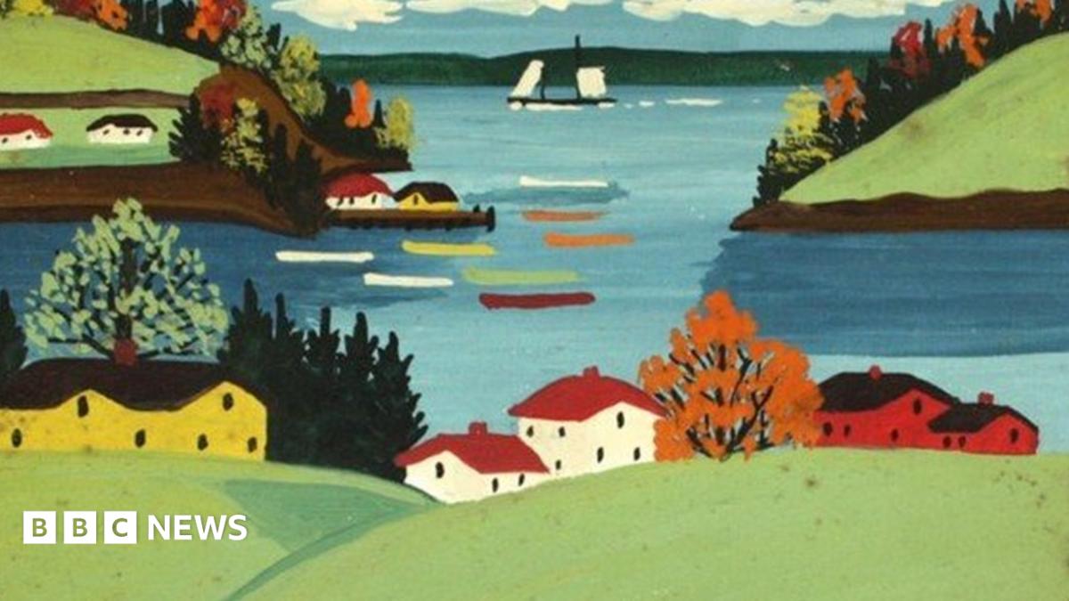 Maud Lewis paintings sell for £36,000 at auction - BBC News