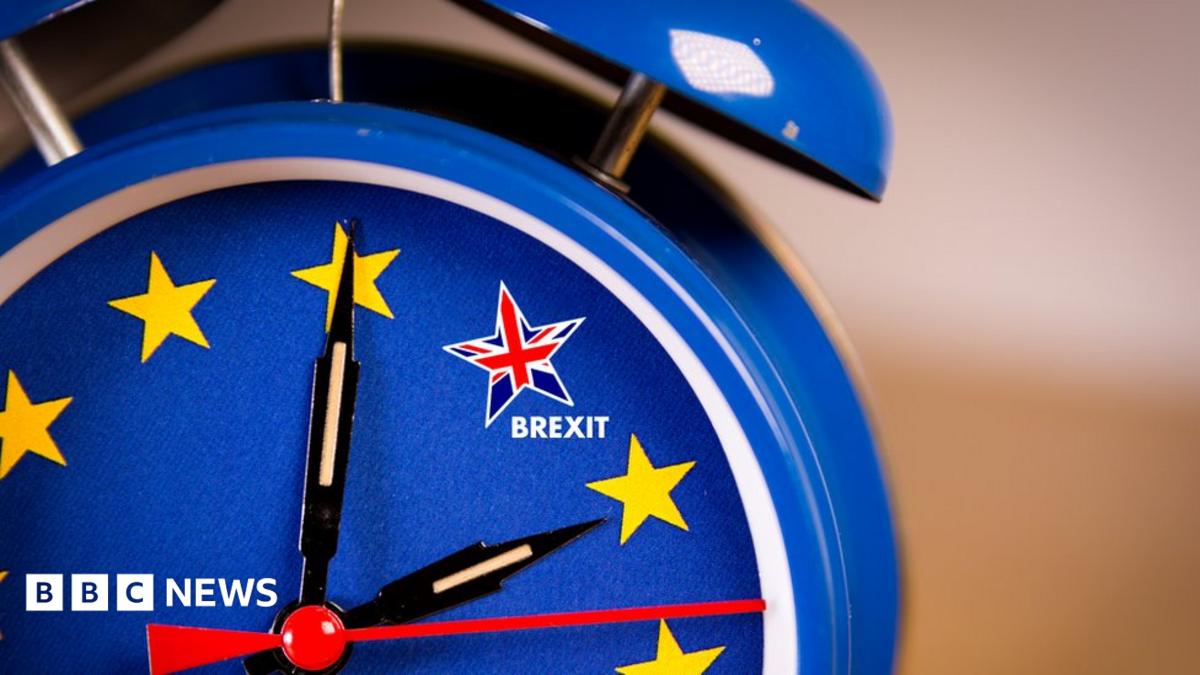 Wednesday's headlines: Away in a storm and 100 days to Brexit - BBC News