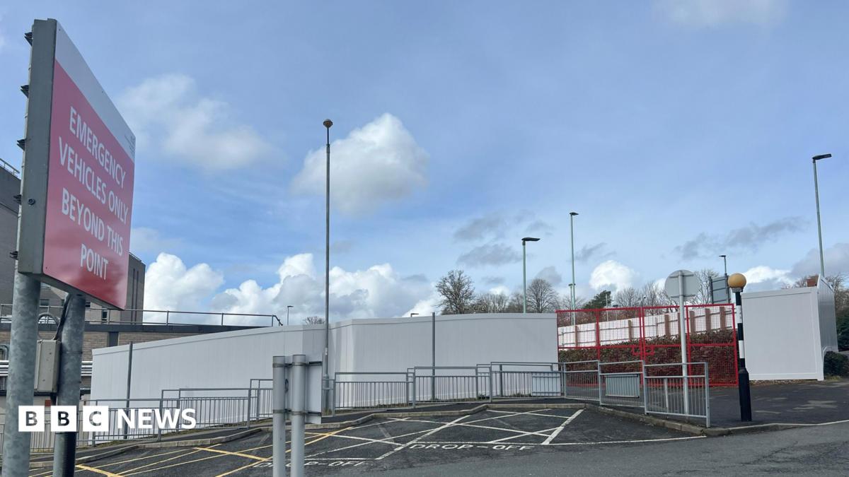 Work under way for Derriford Hospital's new Emergency Centre - BBC News