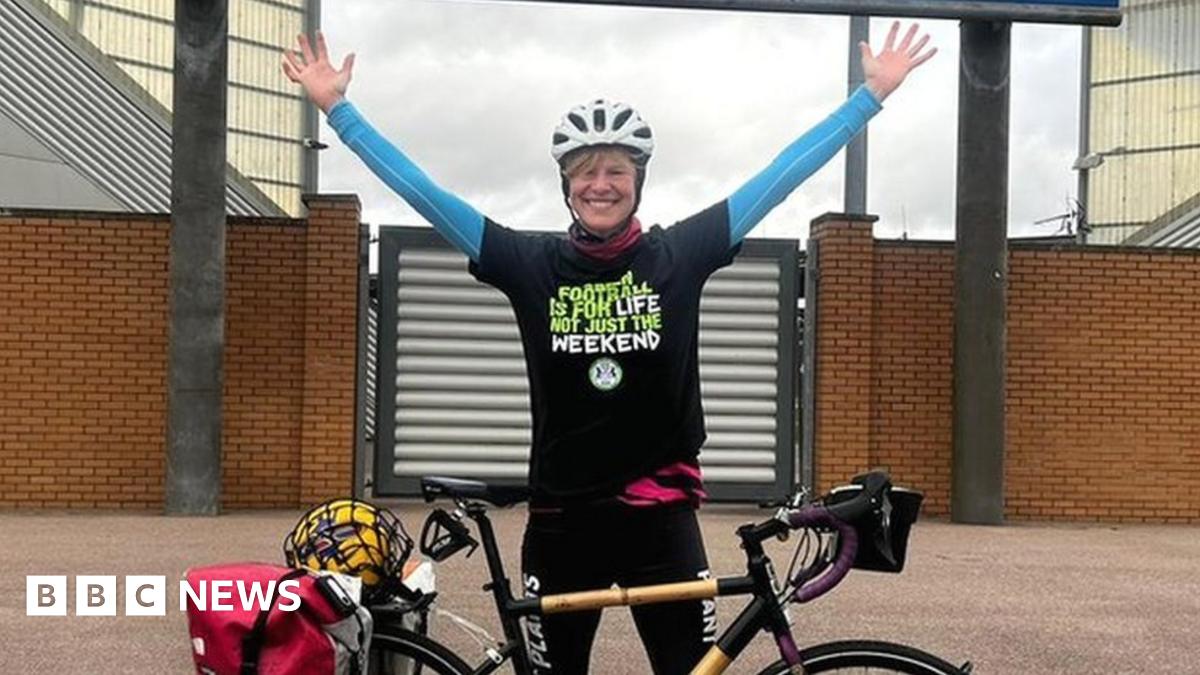 Forest Green Rovers: Cyclist rides 160 miles to kick off football match ...