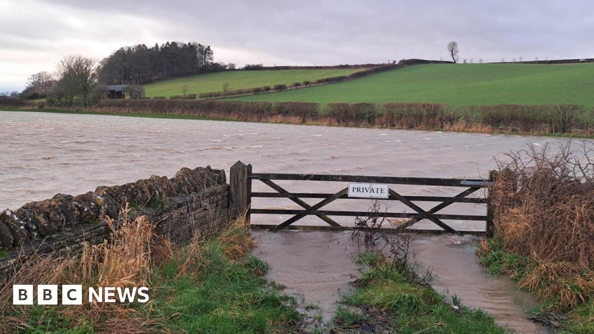 Storm Henk-hit farmers call for stronger river defences - BBC News