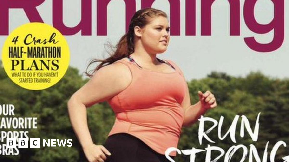 Fat and fit: The plus-size model and the running magazine - BBC News