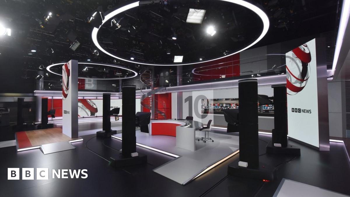 BBC unveils modernised flagship TV news studio - BBC News
