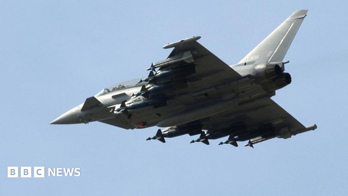 RAF Lossiemouth Typhoons avoided collision at last second - BBC News