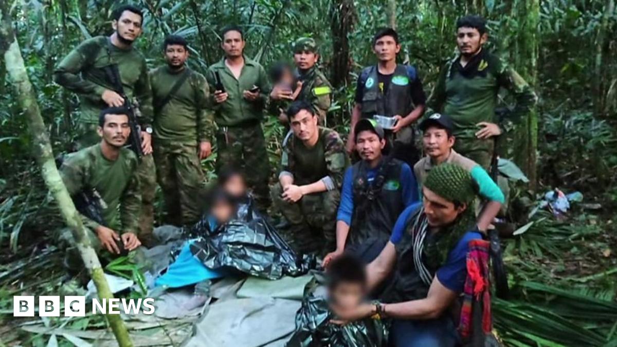 How children survived 40 days in Colombian jungle - BBC News