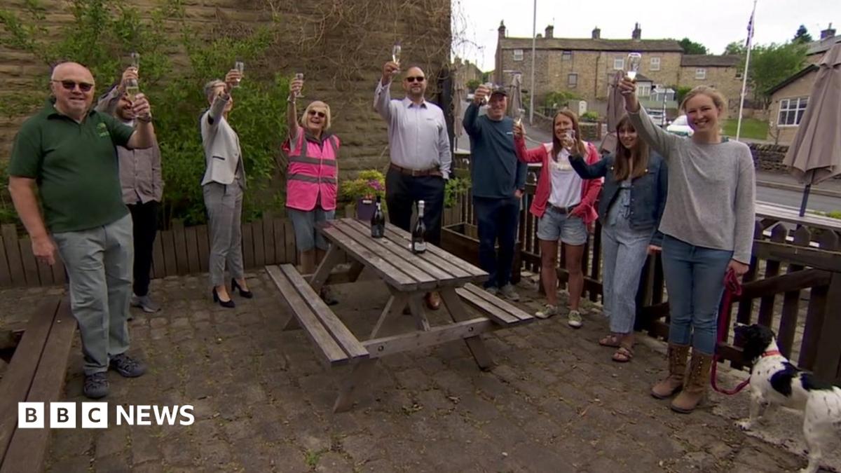 Villagers raise £450,000 to save Trawden Arms from closure - BBC News