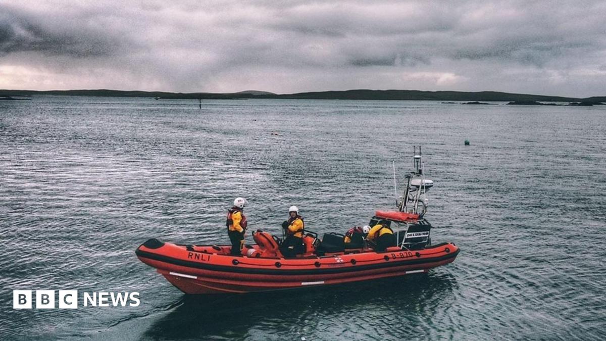 Leverburgh lifeboat station in Harris returns to service - BBC News