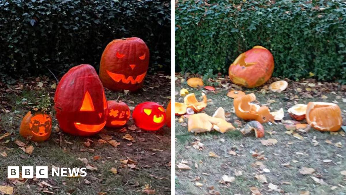 Czech village priest sorry for smashing pumpkins - BBC News