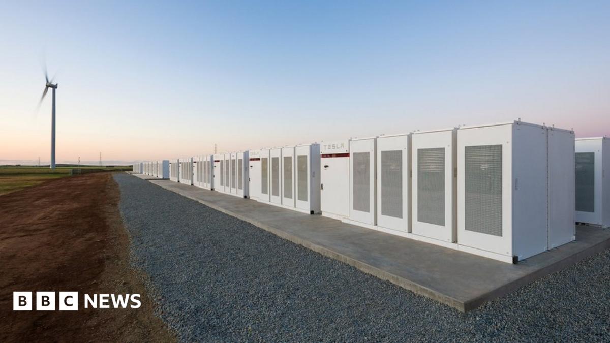 Tesla mega-battery in Australia activated - BBC News