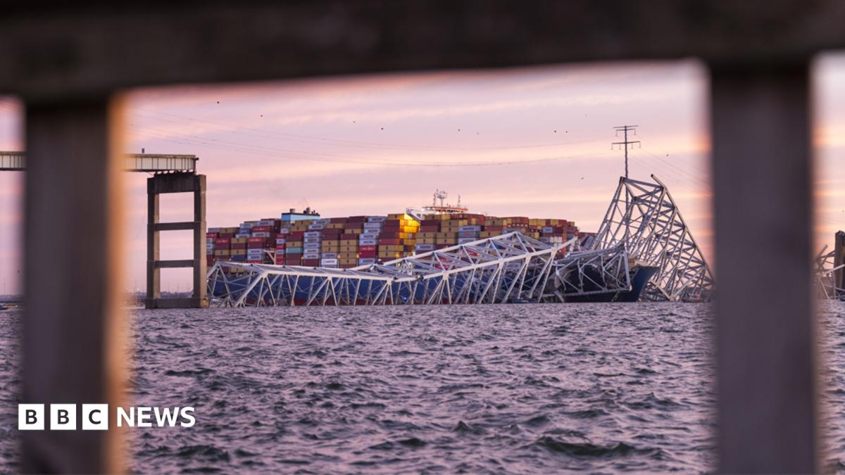 Baltimore Key Bridge collapse - in pictures - BBC News