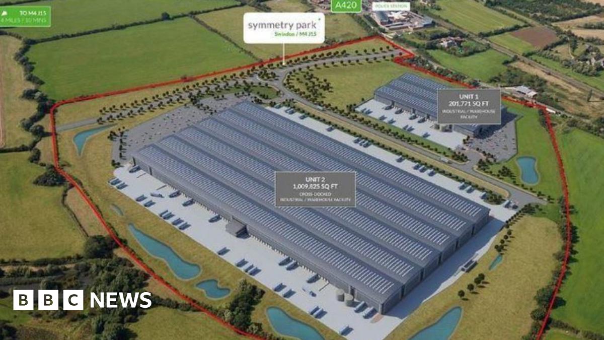 Swindon: Plans to create second building next to Amazon depot - BBC News