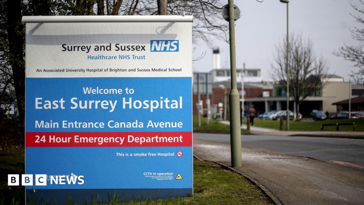 Essential work begins to upgrade East Surrey Hospital building - BBC News
