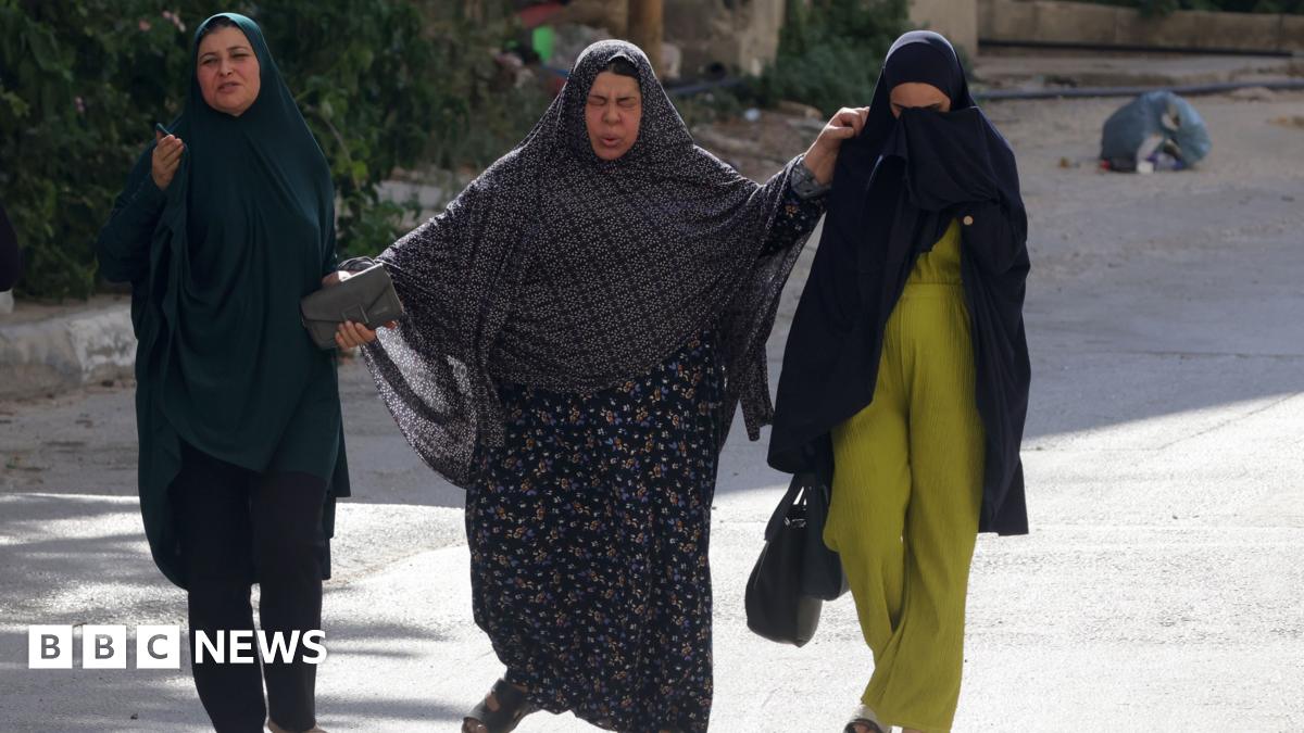 West Bank fighting: Civilians leave Jenin camp as Israeli operation ...