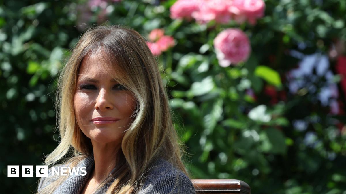 Melania Trump says new revenge porn law will protect children online - BBC News