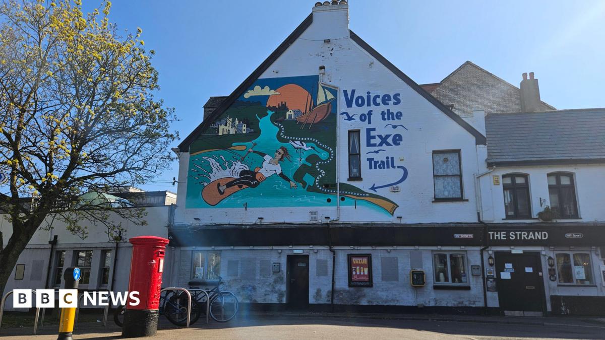 Exmouth interactive art trail explores life by the sea - BBC News