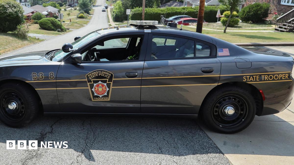 Two Pennsylvania police officers shot in Susquehanna County - BBC News
