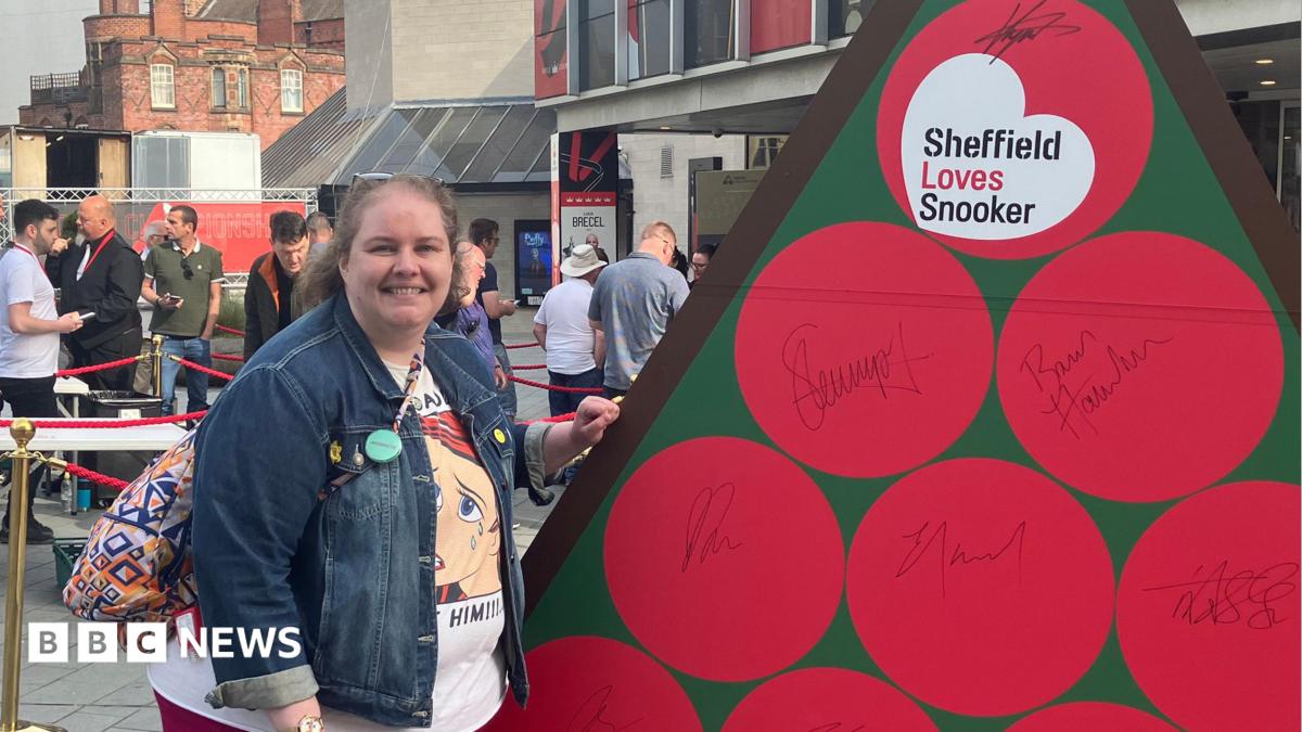 Snooker fan attends every session of Sheffield World Championships ...