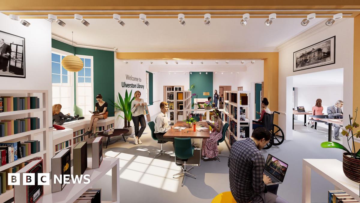 Ulverston library plan criticised by town's mayor - BBC News