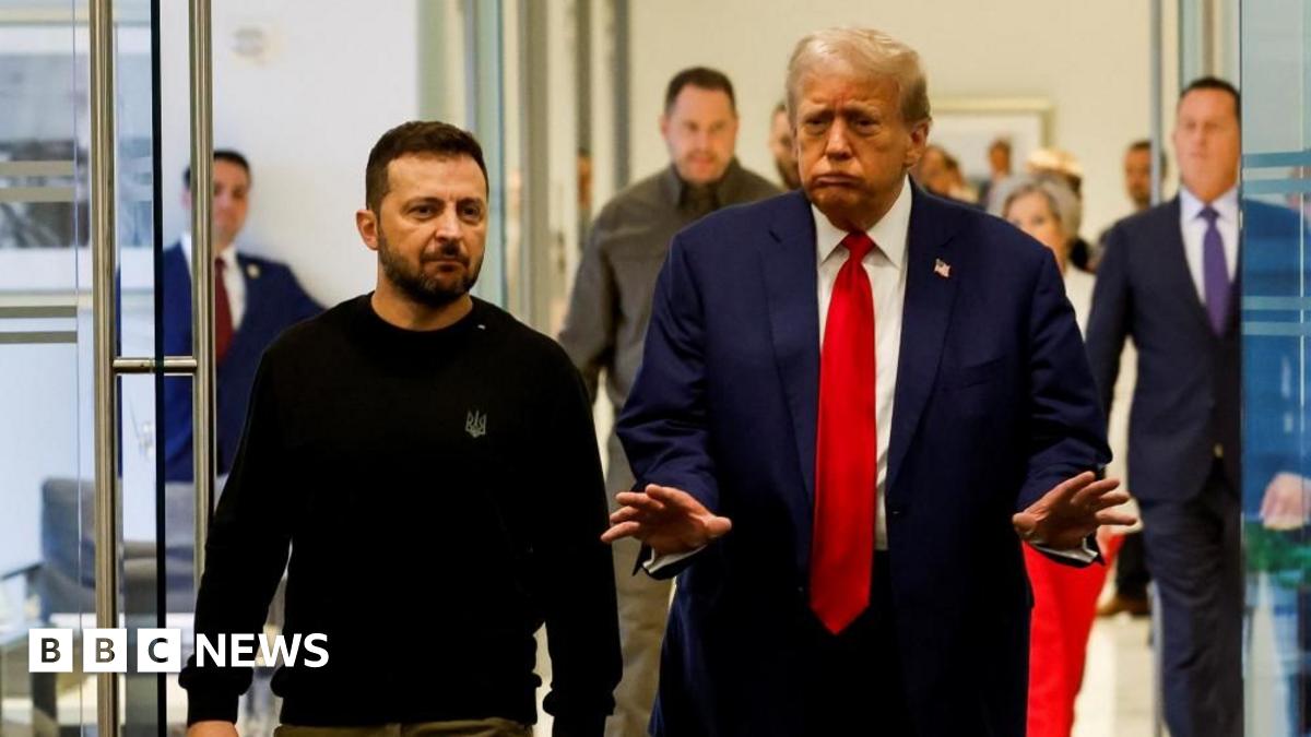 Trump meets Zelensky and says it's time to end Russia's war - BBC News