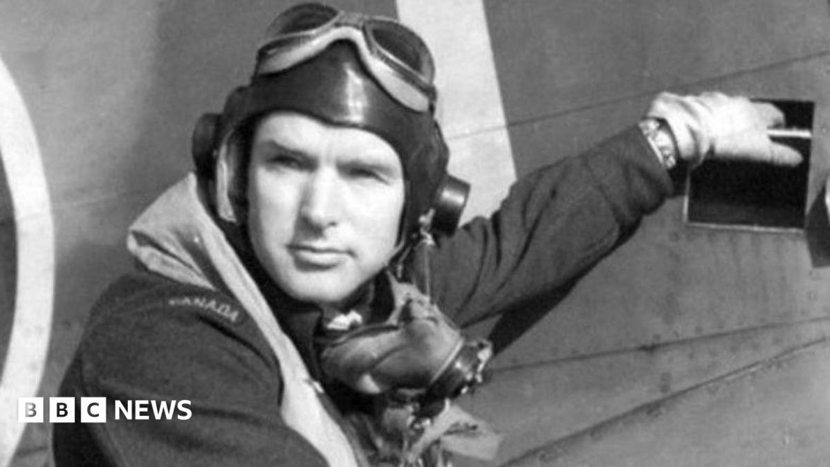 Canadian pilot killed in Guernsey WW2 mission remembered - BBC News
