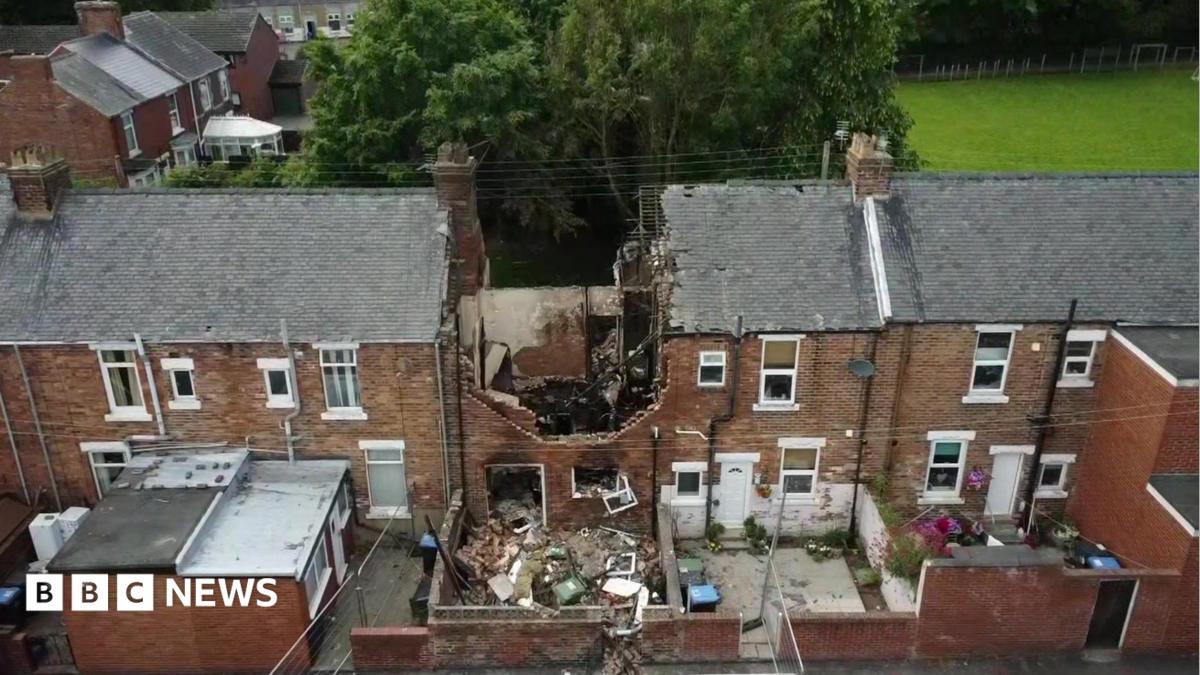 Man still in critical condition after Willington house explosion - BBC News