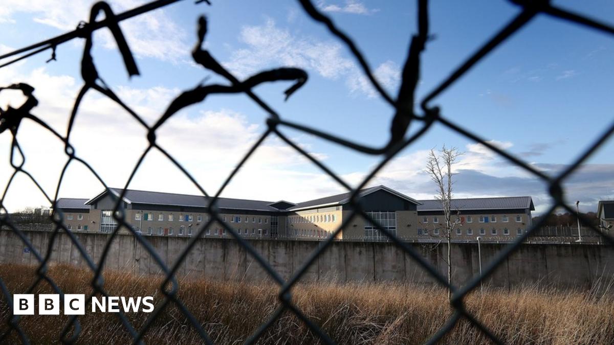 HMP Low Moss: Inmates sharing single cells at overcrowded jail - BBC News