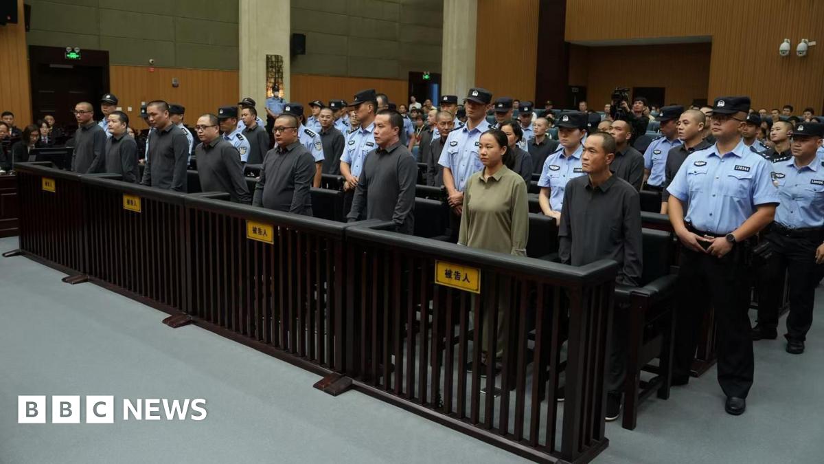 China sentences 11 members of Ming mafia family to death - BBC News
