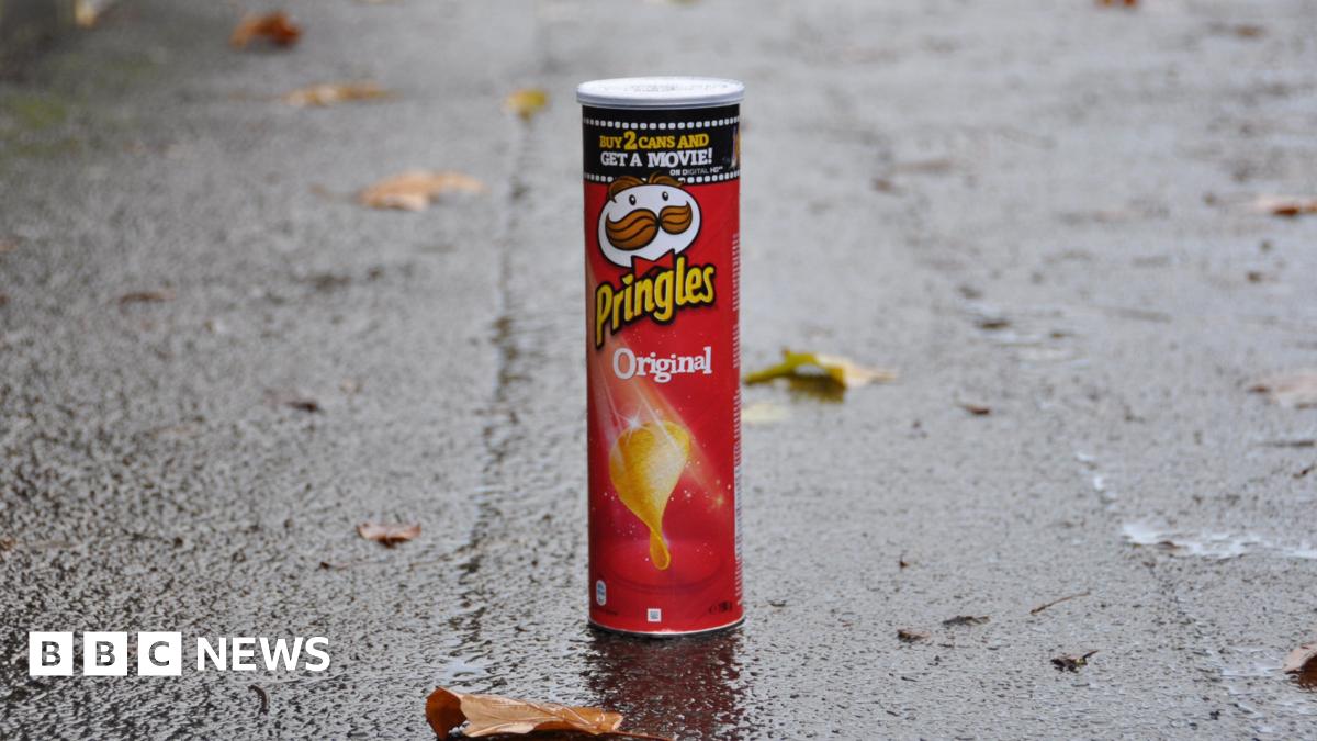 Prolific thief stole 17 tubes of Pringles in one go - BBC News