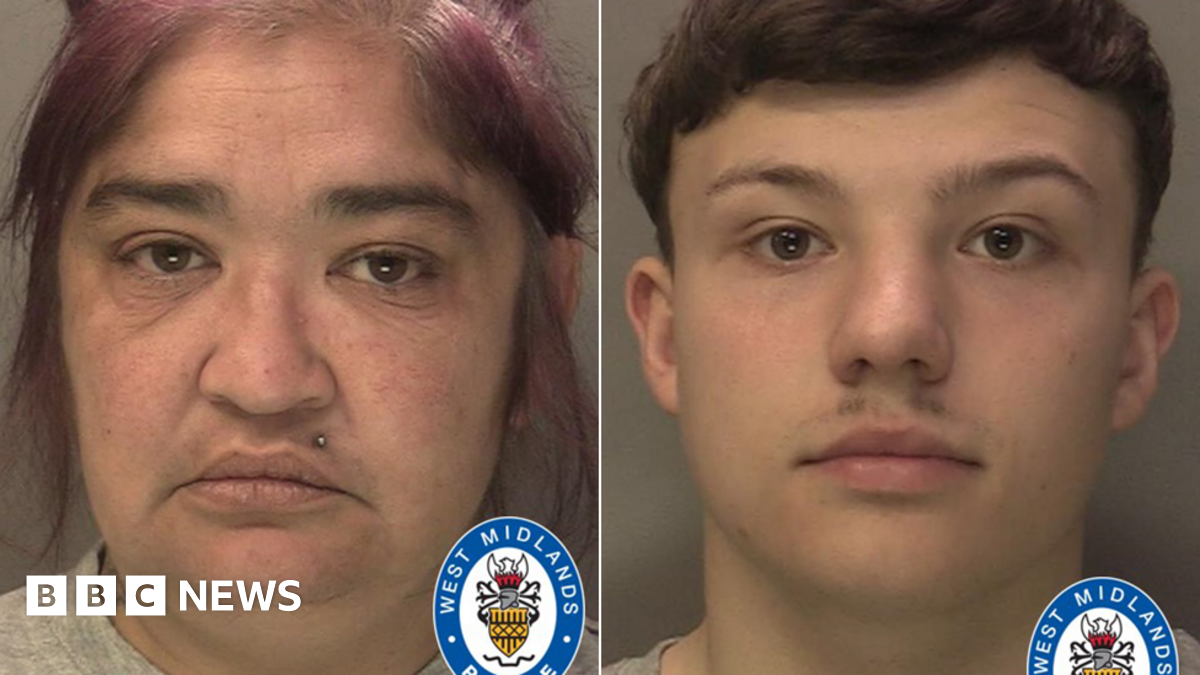 Coventry woman and teenager jailed for murdering pensioner - BBC News