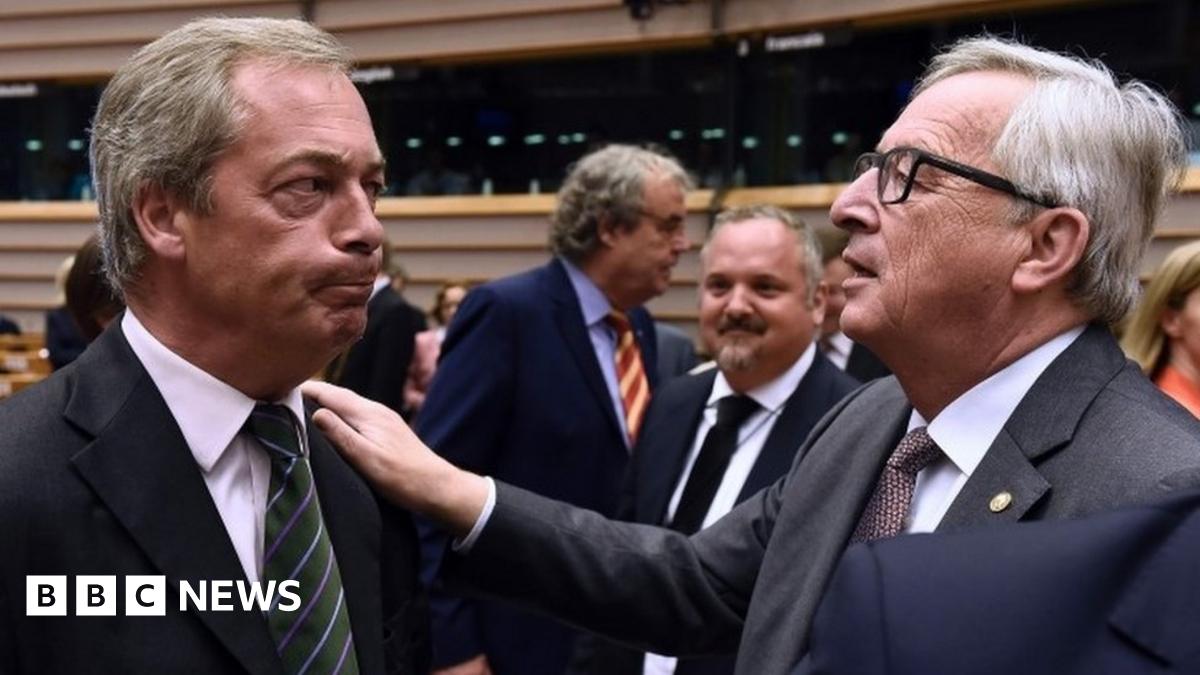 Brexit vote: Bitter exchanges in EU parliament debate - BBC News