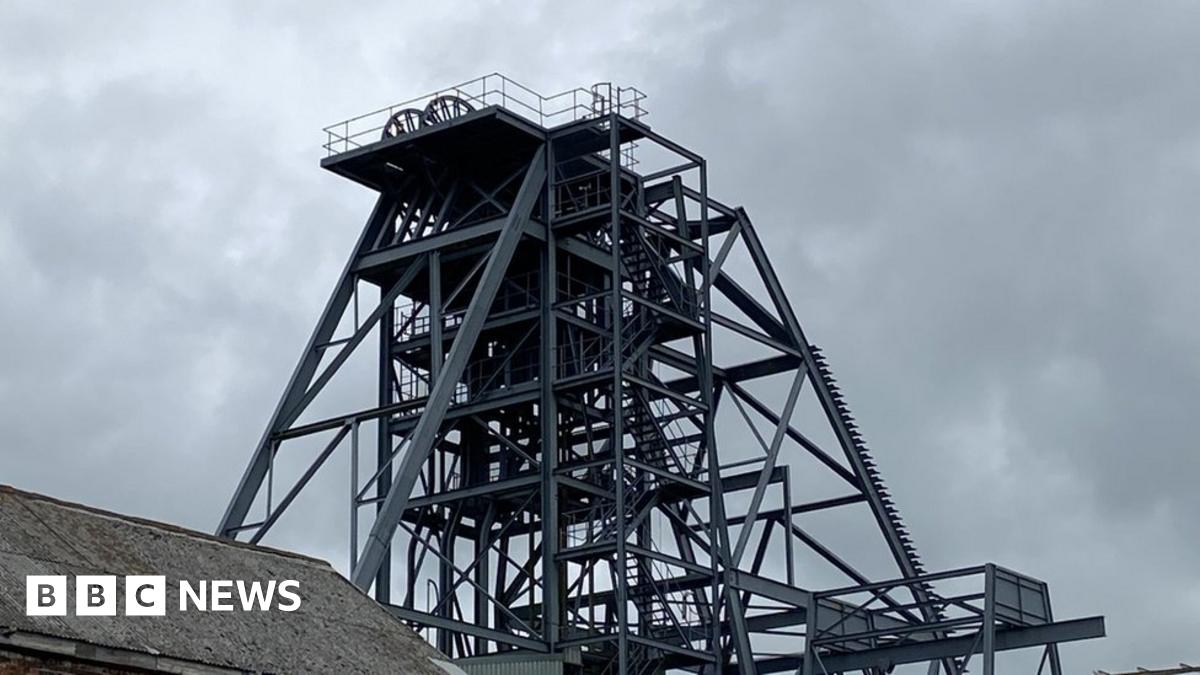South Crofty tin mine headgear structure to be revived - BBC News