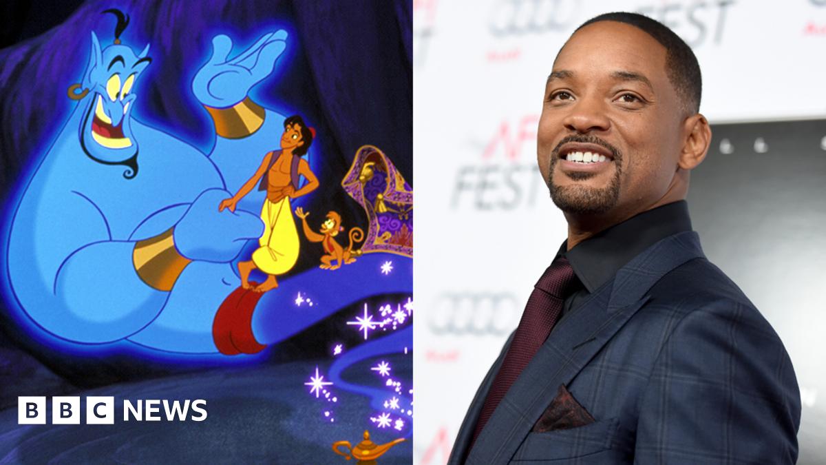 Aladdin: Can Will Smith follow in Robin Williams' Genie-us footsteps? - BBC News