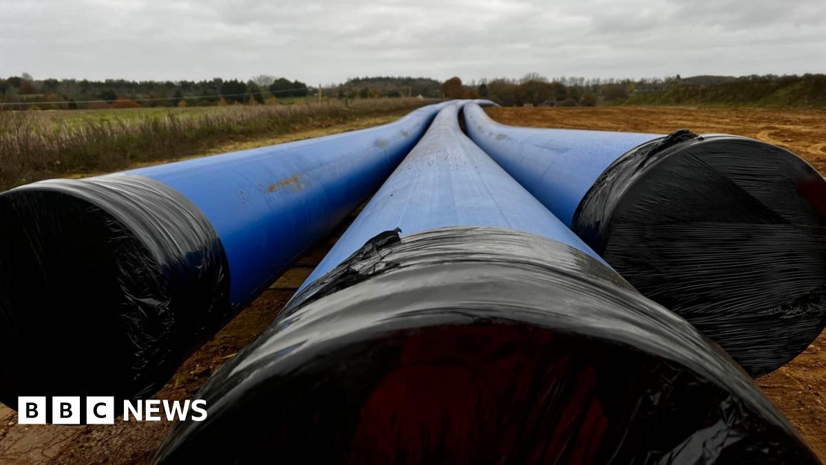 Anglian Water says 350km pipeline 'essential' for East Anglia - BBC News