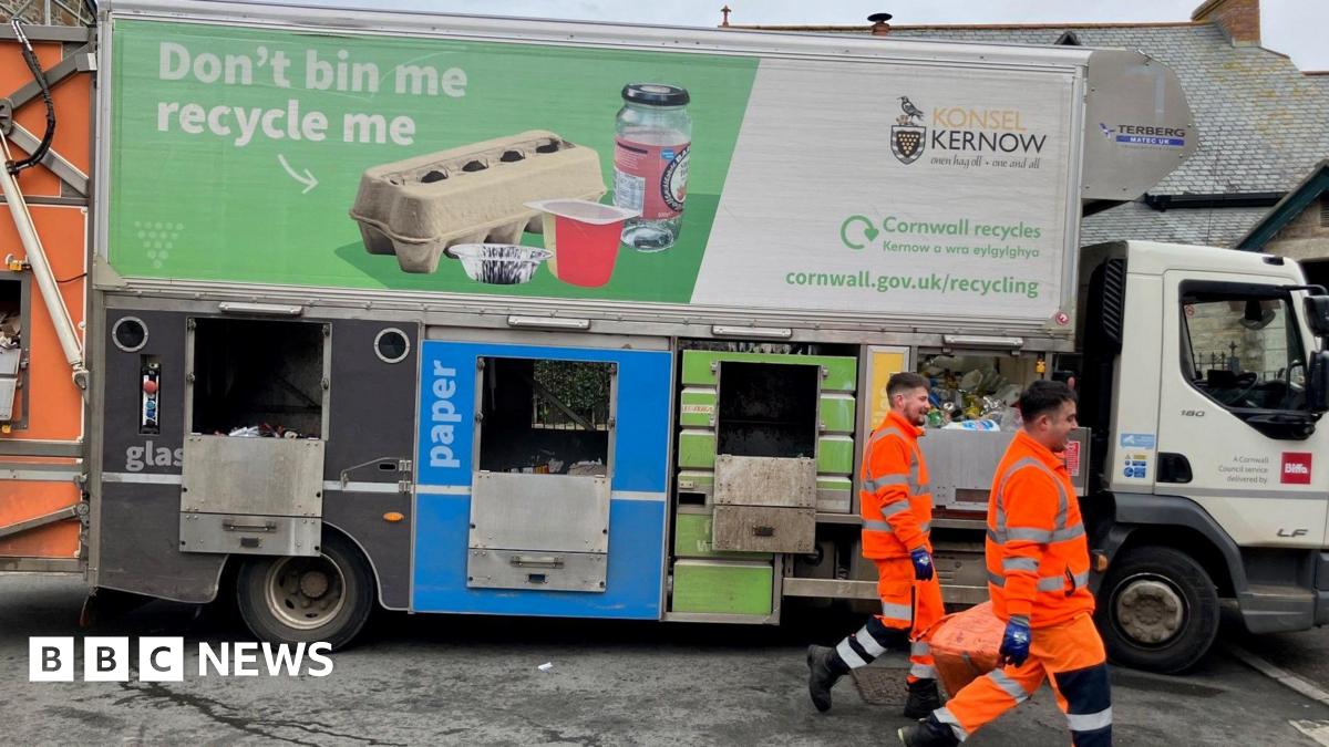 Food waste and recycling rates boost Cornwall rubbish collections - BBC ...