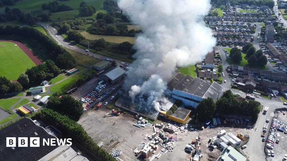 Bristol fire: Blaze breaks out at disused Whitchurch sports centre ...