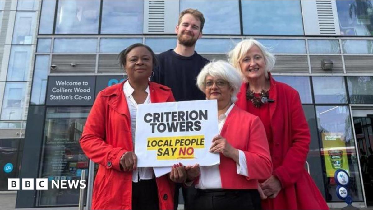Colliers Wood councillors query new tower plans after window fall - BBC ...