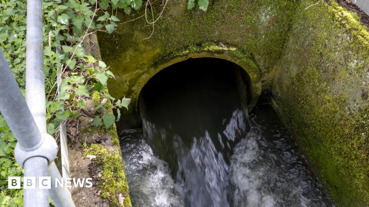 Raw sewage spills into England rivers and seas doubles in 2023 - BBC News