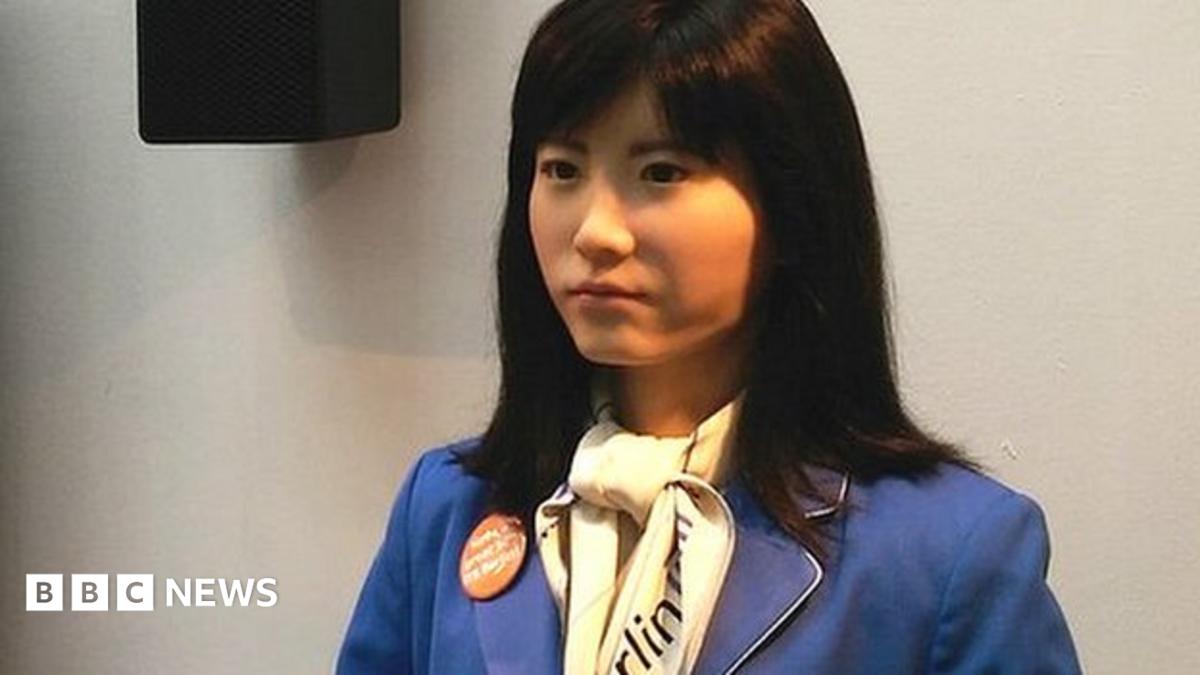 Toshiba's robot is designed to be more human-like - BBC News
