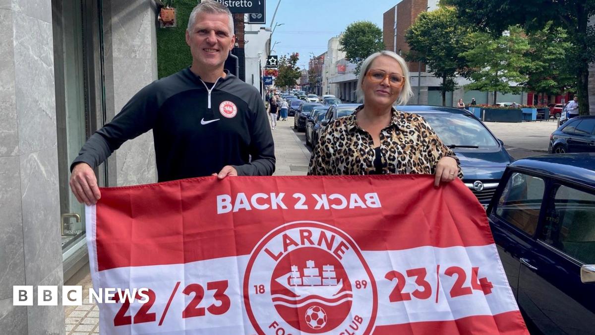 Larne: History makers bring town 'into the big league' - BBC News